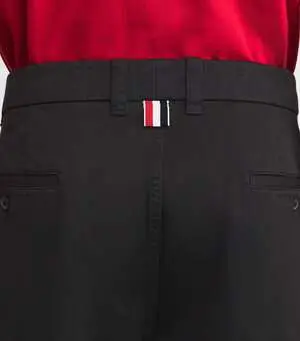 Thom Browne Cotton Straight Trousers