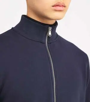 Sunspel Cotton Half-zip Sweatshirt