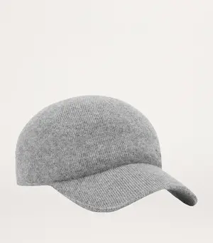Saint Laurent Cashmere Baseball Cap
