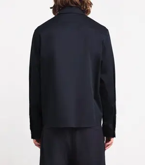 Moncler Stretch-cotton Collared Jacket