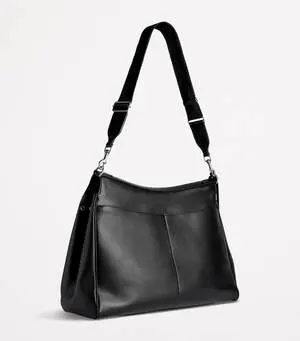Balenciaga Calfskin Messenger Bag - Black