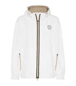 Brunello Cucinelli Nylon Hooded Jacket - White