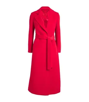Max & Co. Virgin Wool Longrun Coat - Red