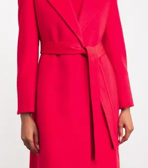 Max & Co. Virgin Wool Longrun Coat - Red