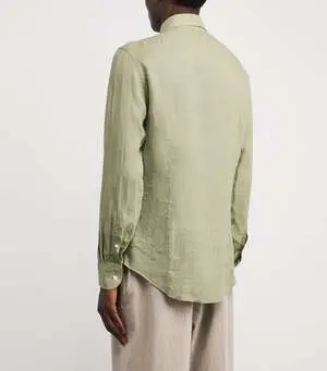 Corneliani Linen Shirt - Green