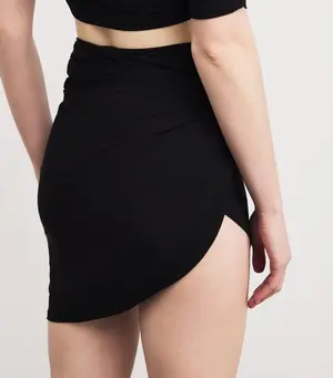 Jacquemus Drapeado Mini Skirt