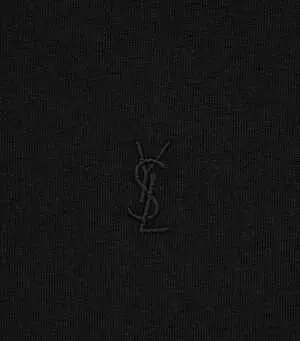 Saint Laurent Cotton Cassandre T-shirt - Black