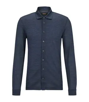 BOSS Wool-silk Shirt