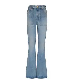 Balmain High-rise Flared Jeans