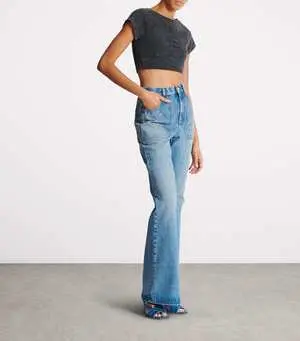 Balmain High-rise Flared Jeans