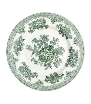 BURLEIGH Set Of 4 Asiatic Pheasants Plates - Green