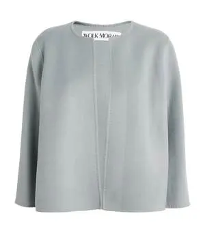 WOLK MORAIS Paletot Cashmere Jacket - Grey