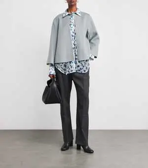 WOLK MORAIS Paletot Cashmere Jacket - Grey