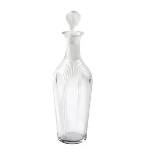 Lalique Crystal 100 Points Vintage Decanter - Clear