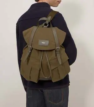 Mulberry Waxed Cotton Heritage Backpack
