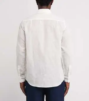 Vilebrequin Cotton-linen Embroidered Caroubis Shirt