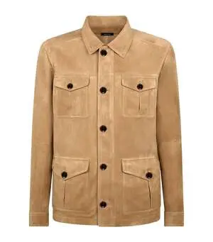 Men's Beige Leather Jackets