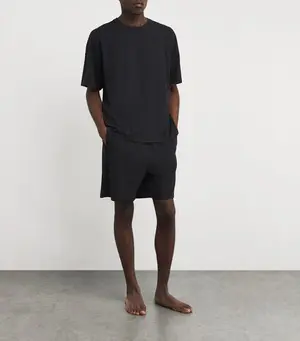 SKIMS Jersey Lounge Relaxed Shorts - Black