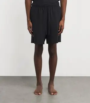 SKIMS Jersey Lounge Relaxed Shorts - Black