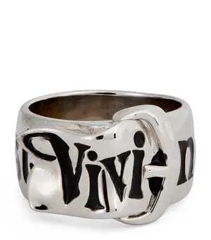 VIVIENNE WESTWOOD Belt Ring With Enamel