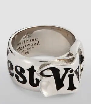 VIVIENNE WESTWOOD Belt Ring With Enamel