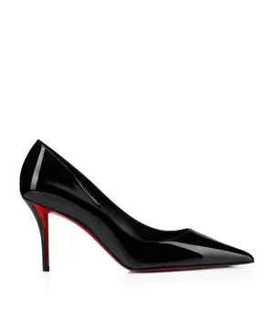 CHRISTIAN LOUBOUTIN Miss Z Patent Leather Pumps - Black