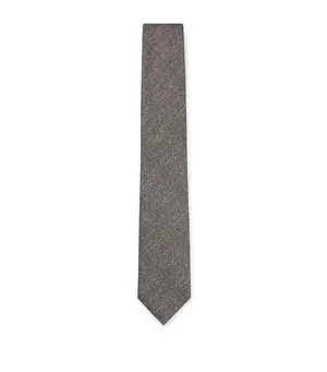 BOSS Silk Mouliné Neck Tie - Green