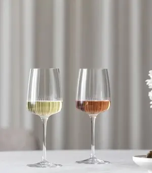 VILLEROY & BOCH Crystal Afina White Wine Glasses - Clear