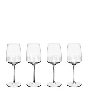 VILLEROY & BOCH Crystal Afina White Wine Glasses - Clear