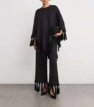 TALLER MARMO Linen Fringe-trim Marlino Trousers