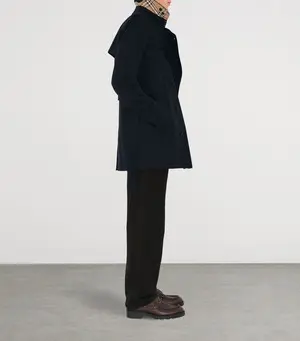 Burberry The Kensington Heritage Trench Coat - Blue