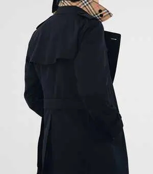 Burberry The Kensington Heritage Trench Coat - Blue