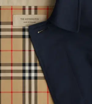 Burberry The Kensington Heritage Trench Coat - Blue