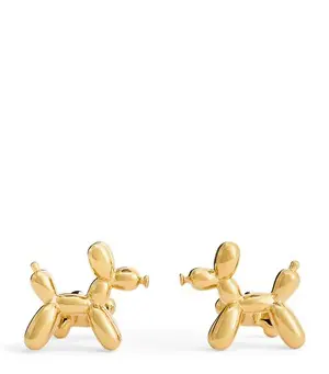 BABETTE WASSERMAN LONDON Plated Balloon Dog Cufflinks - Gold