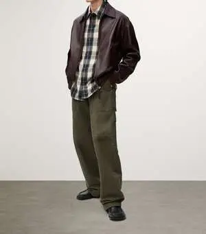 Loewe Leather Aviator Jacket