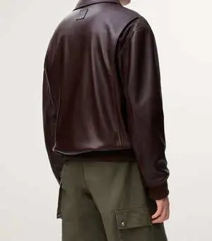 Loewe Leather Aviator Jacket