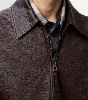 Loewe Leather Aviator Jacket