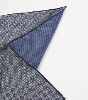 BOSS Silk Patterned Pocket Square