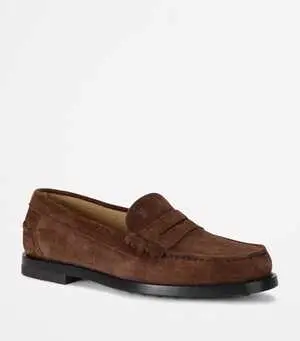 TOD'S Suede Penny Loafers