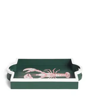 Harrods Small Stackable Tray - Green