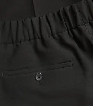 Sandro Oversized Tailored Trousers - Black