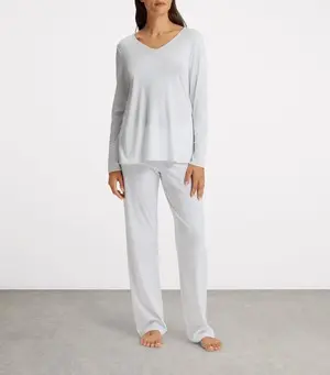 Hanro Cotton Silk Pyjama Set