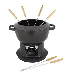 STAUB Fondue Set - Black