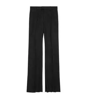 Balenciaga Wool Flared Trousers