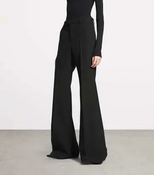 Balenciaga Wool Flared Trousers