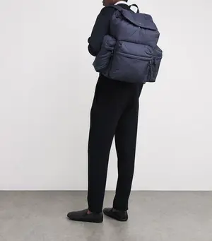 Emporio Armani Padded Jacquard Backpack