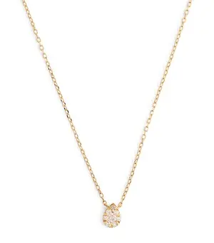 PERSEE Floating Diamond Necklace - Gold