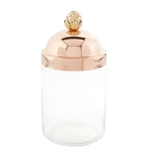 RUFFONI Historia Glass Kitchen Jar - Metallic