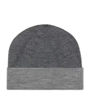 Brunello Cucinelli Cashmere-silk Knitted Beanie - Grey