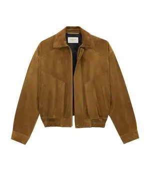 Saint Laurent Suede Bomber Jacket